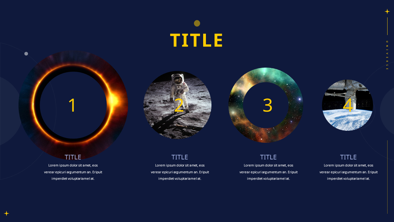 Universe Theme Presentation Templates