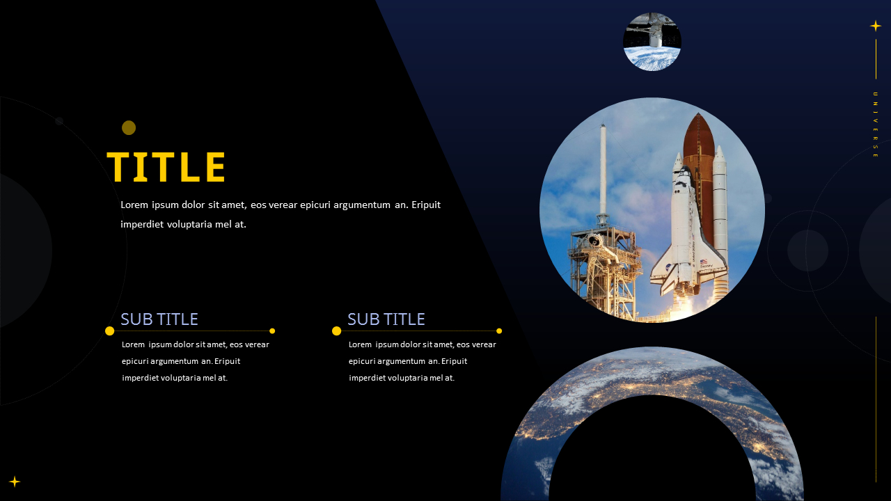 Universe Theme Presentation Templates