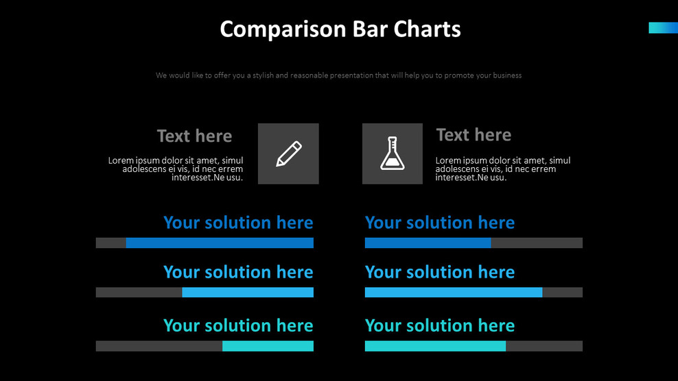 Comparison Bar Charts Diagram|Graph