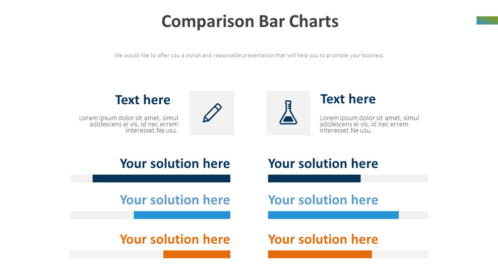 Comparison Bar Charts Diagram|Graph