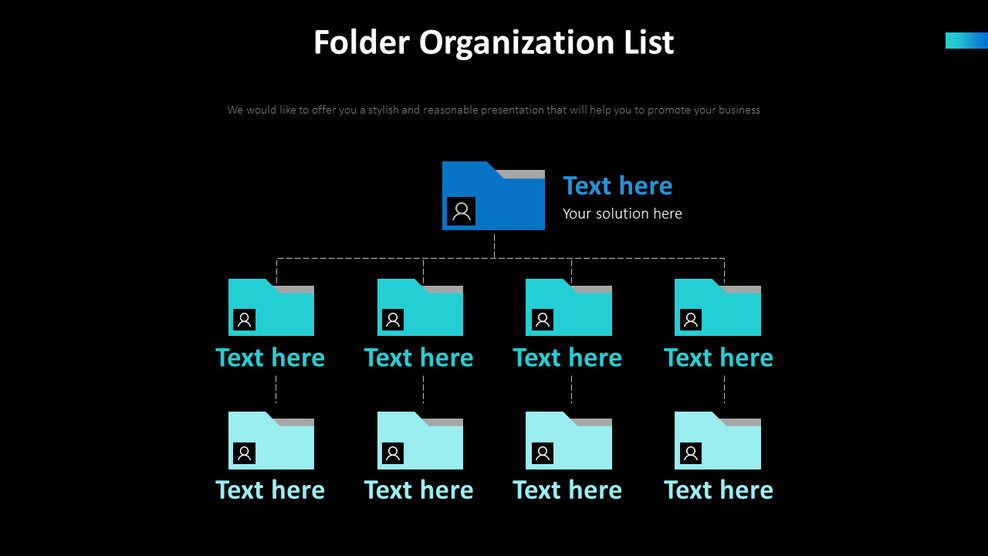 Folder Organization List Diagram
