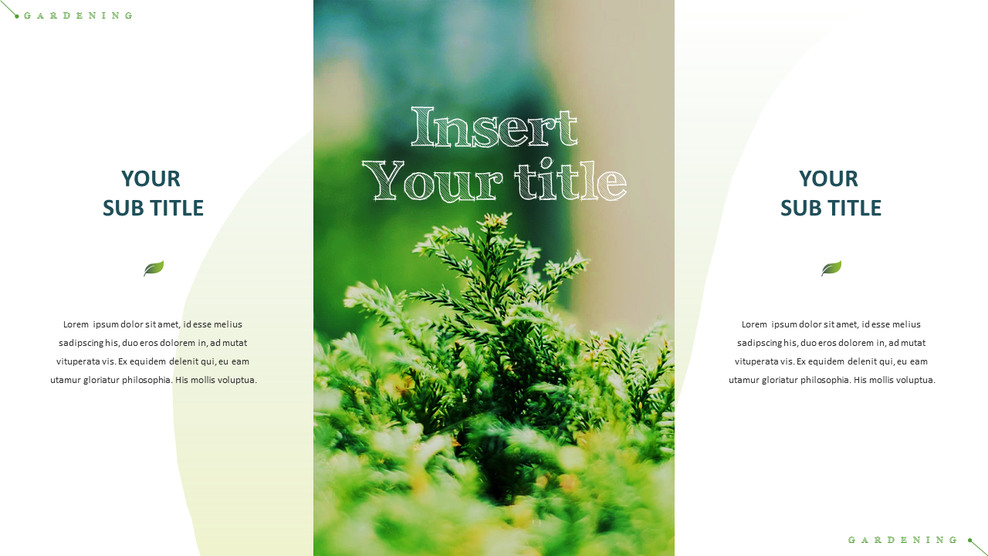 Gardening PPT Presentation