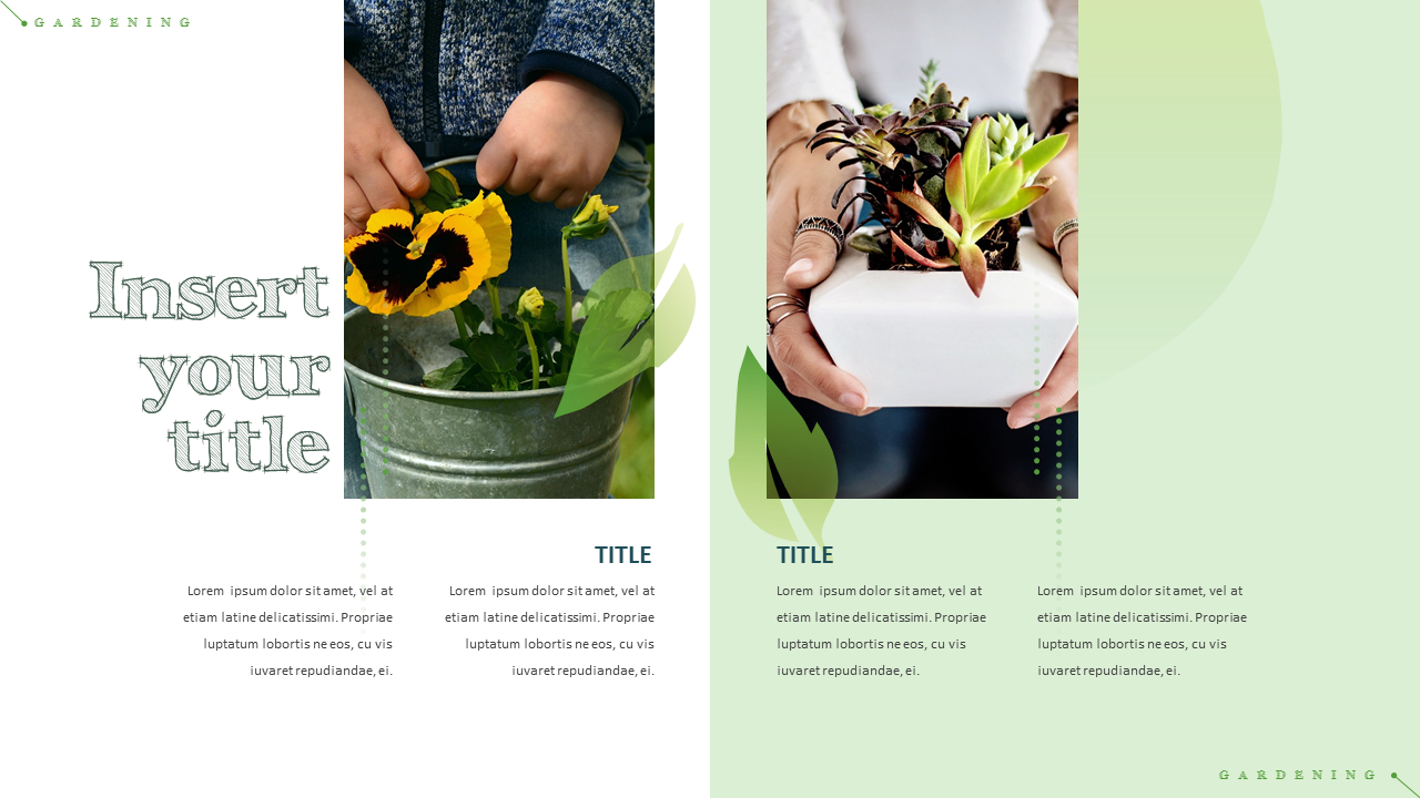 Gardening PPT Presentation