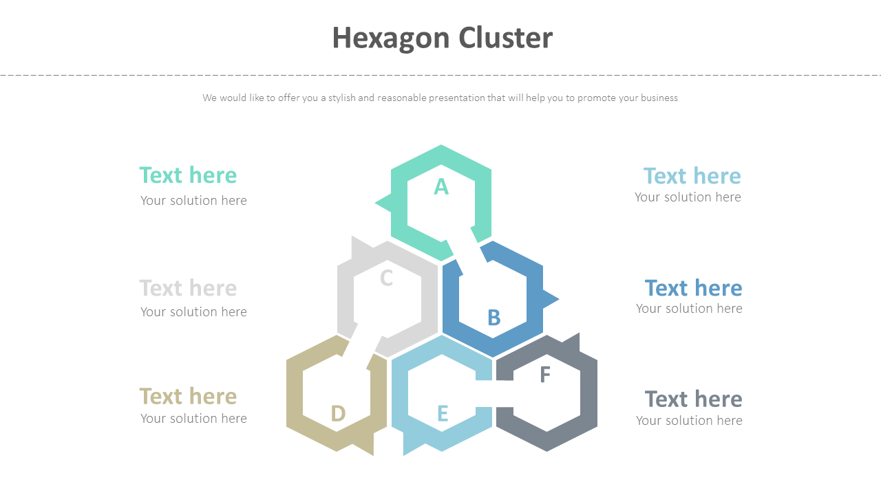 Hexagon Cluster Diagram|List