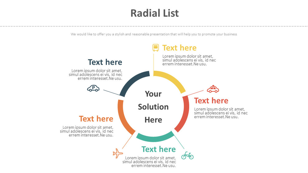 Radial List Diagram|Cycle