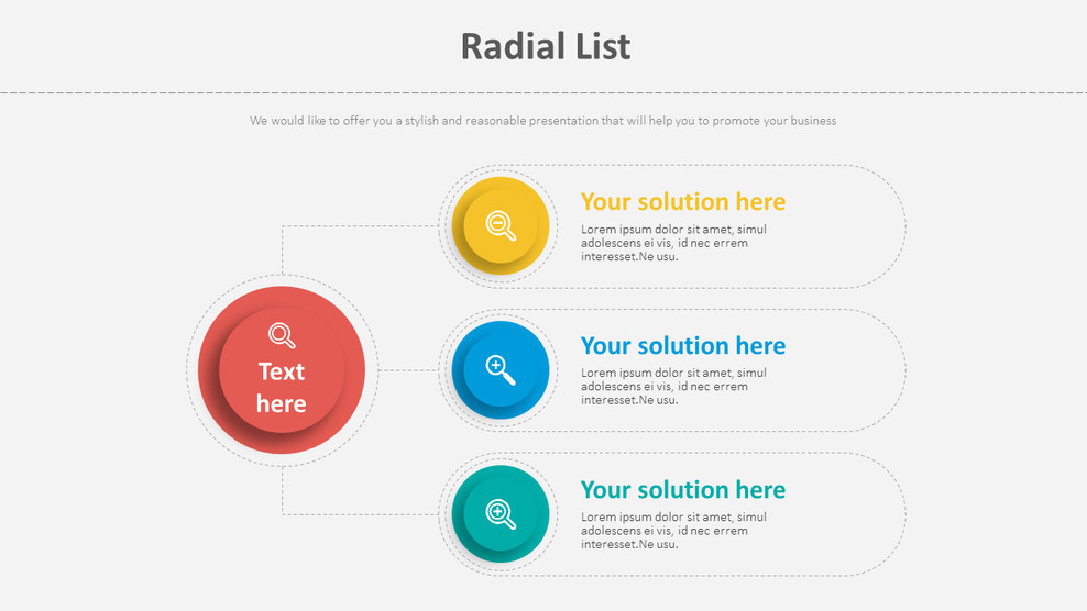 Radial List Diagram