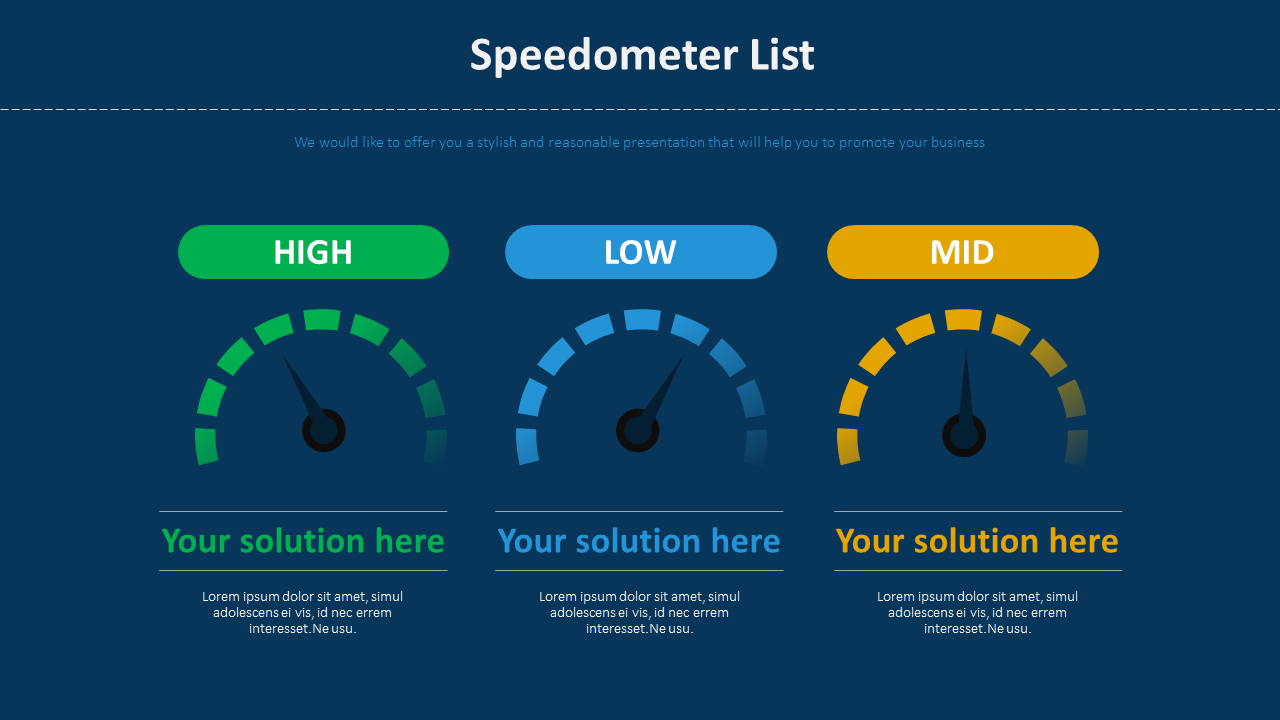 Speedometer List Diagram