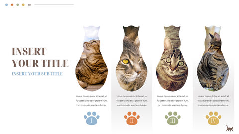 Cat Presentation PowerPoint Templates Design