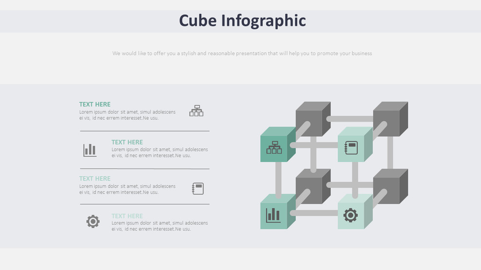 Cube Infographic Diagram|Infographics