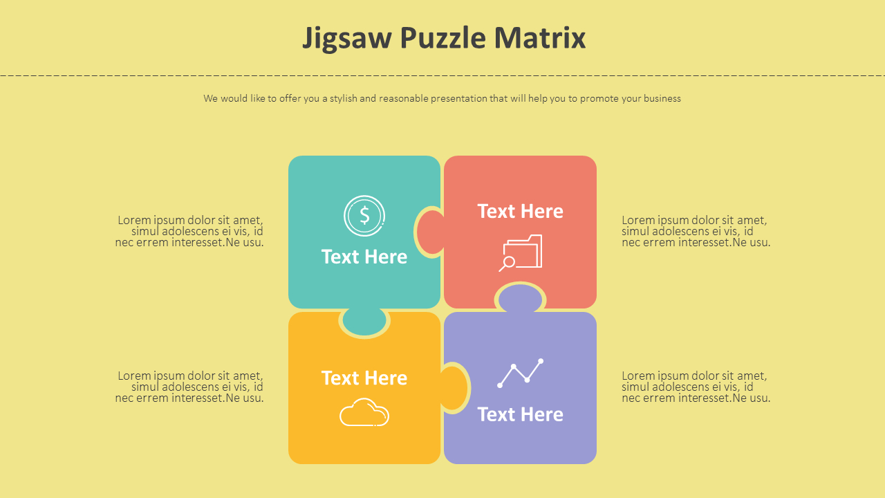 Jigsaw Puzzle Matrix Diagram