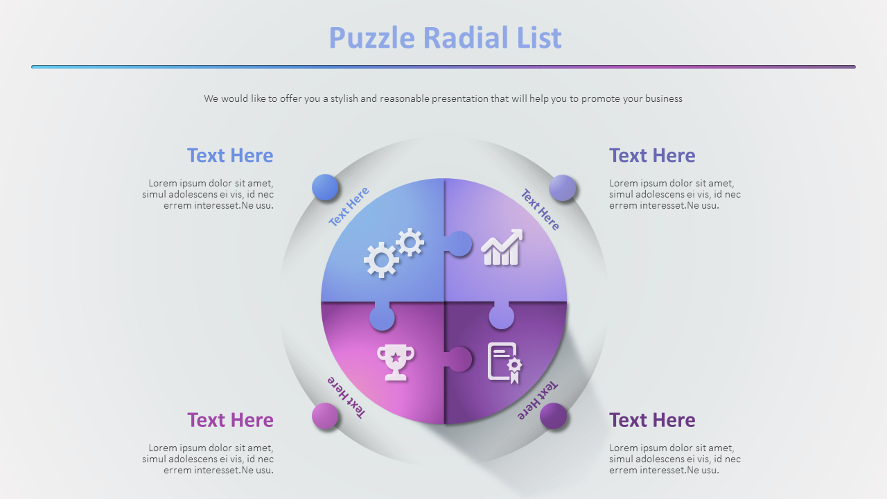Puzzle Radial List Diagram|Puzzles