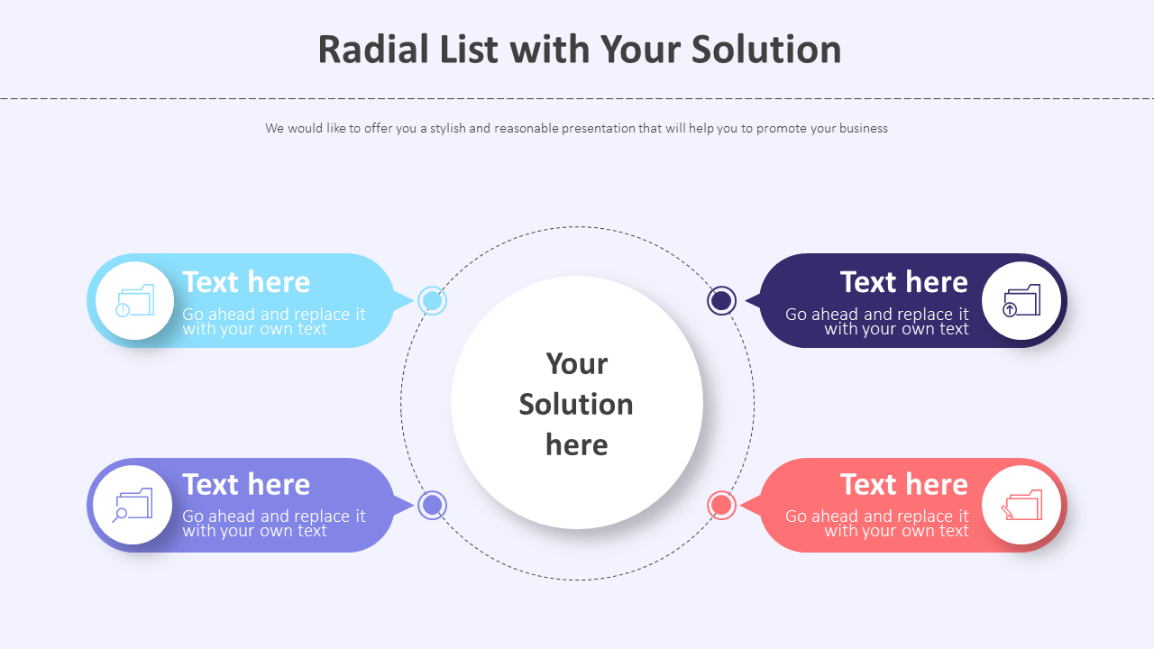 Radial List with Your Solution Diagram