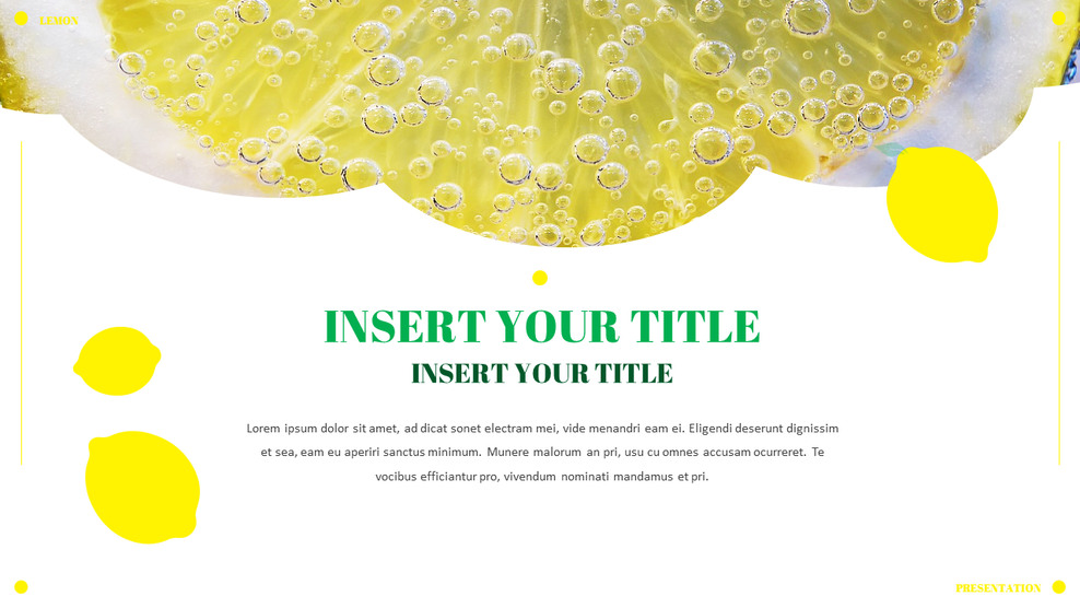 Lemon PowerPoint Templates Multipurpose Design