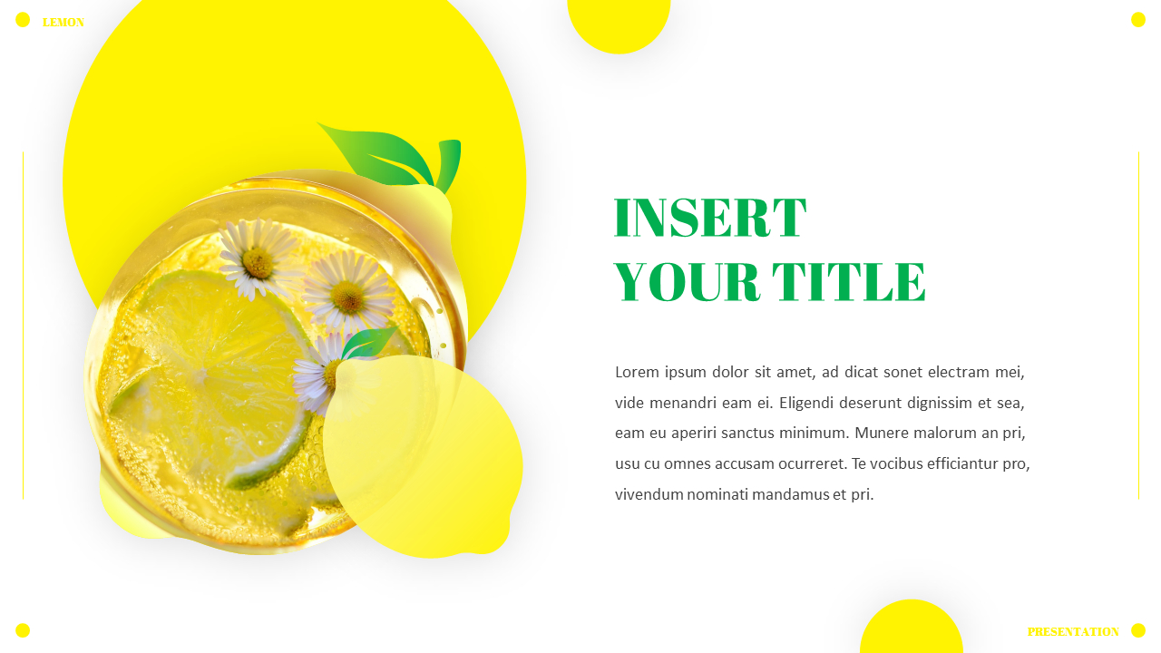 Lemon PowerPoint Templates Multipurpose Design