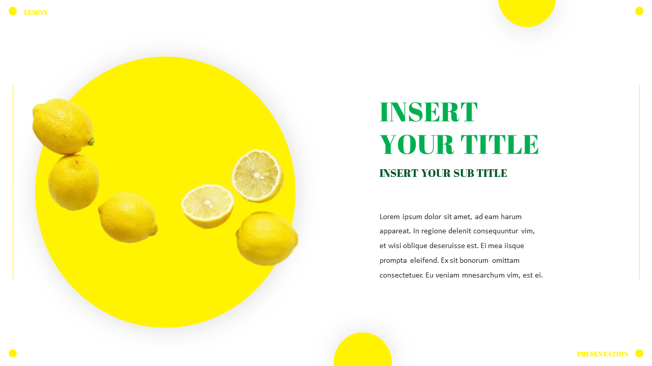 Lemon PowerPoint Templates Multipurpose Design