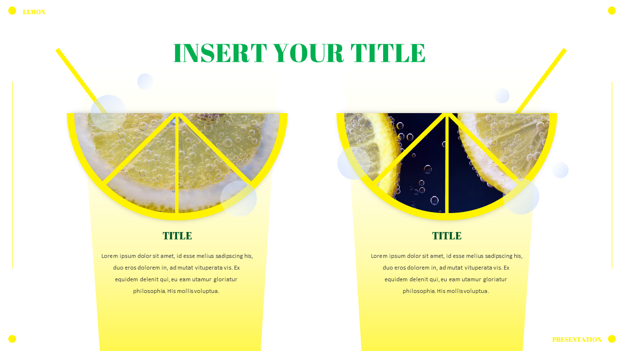 Lemon Powerpoint Templates Multipurpose Design