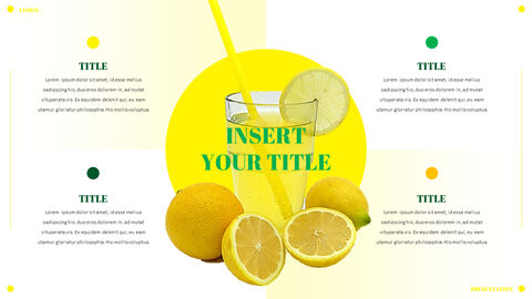 Lemon PowerPoint Templates Multipurpose Design