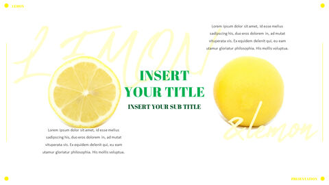 Lemon PowerPoint Templates Multipurpose Design