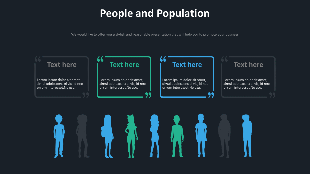 People and Population Diagram