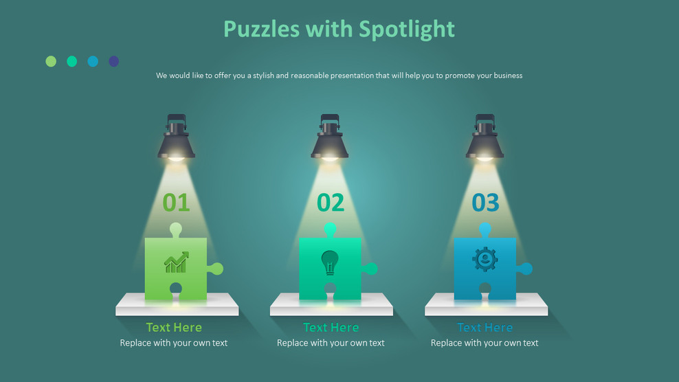 Puzzles with Spotlight Diagram|Infographics