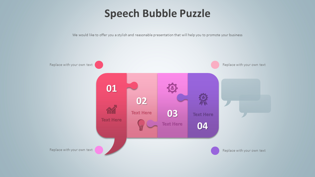 Speech Bubble Puzzle Diagram