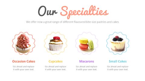 Sweet Cupcakes PowerPoint Templates Design