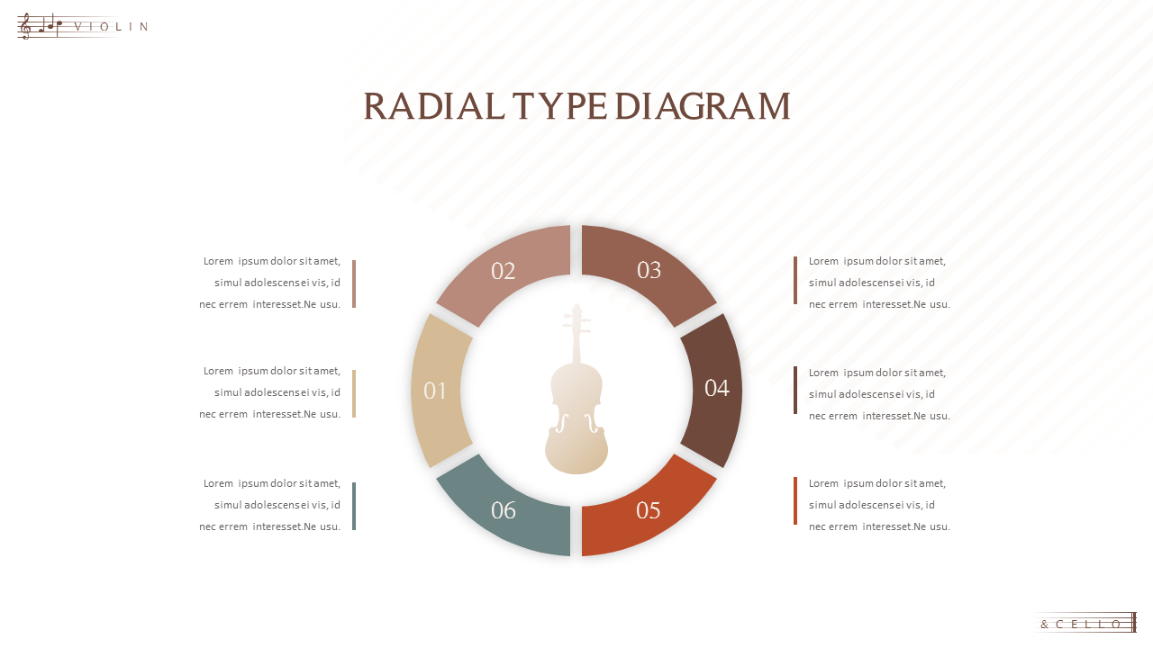 Violin & Cello Presentation PowerPoint Templates Design