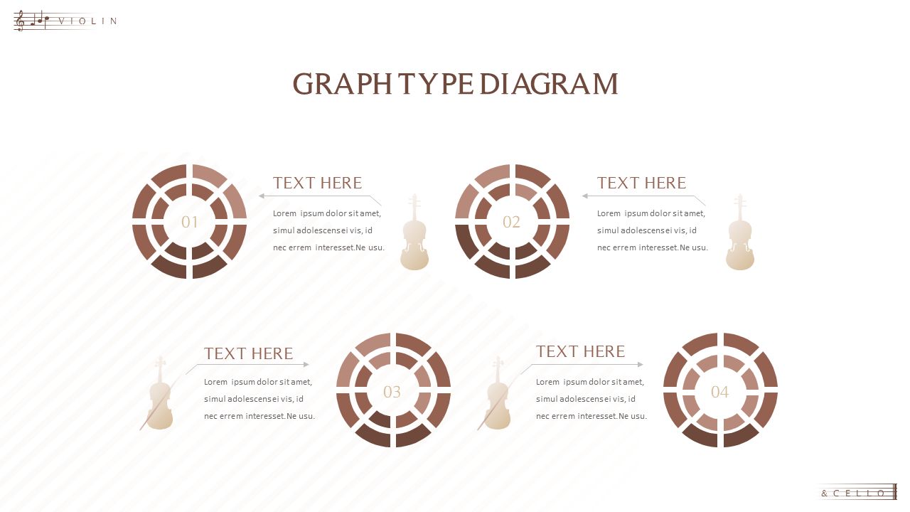 Violin & Cello Presentation PowerPoint Templates Design