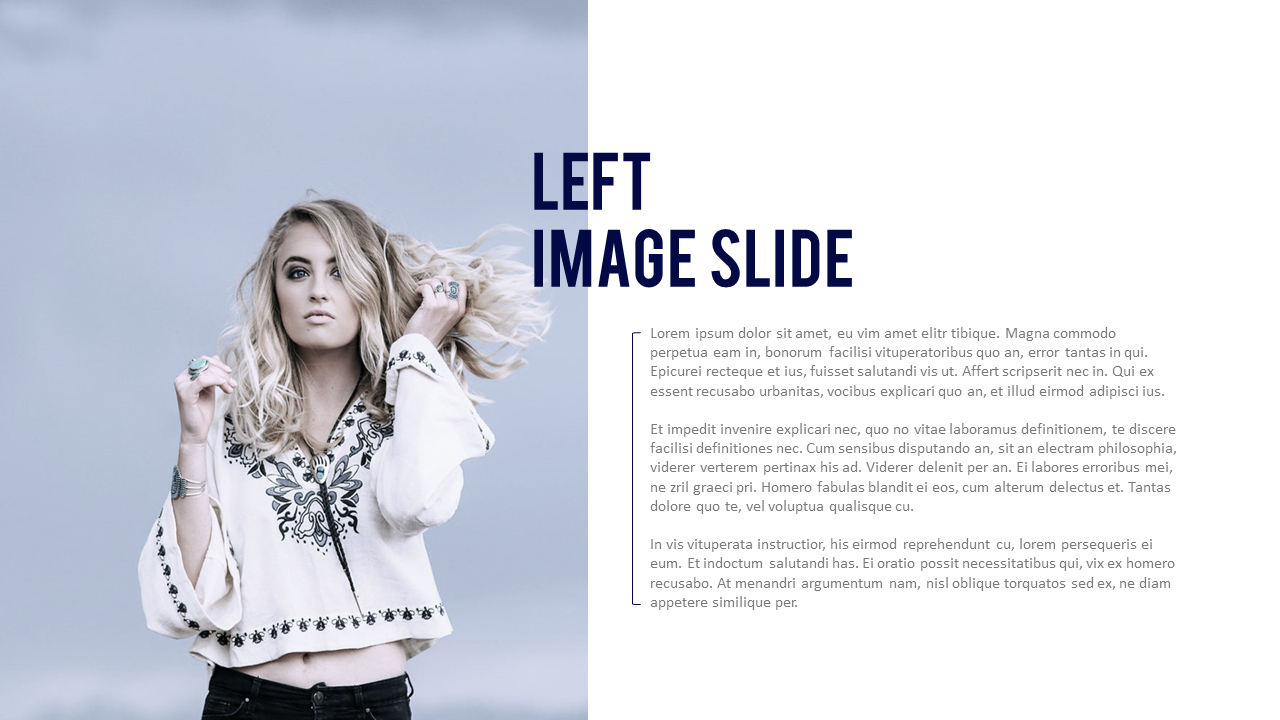 Women Fashion Trend PowerPoint Templates for Presentation