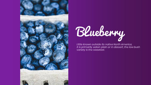 Berry Berry Simple PowerPoint Template Design
