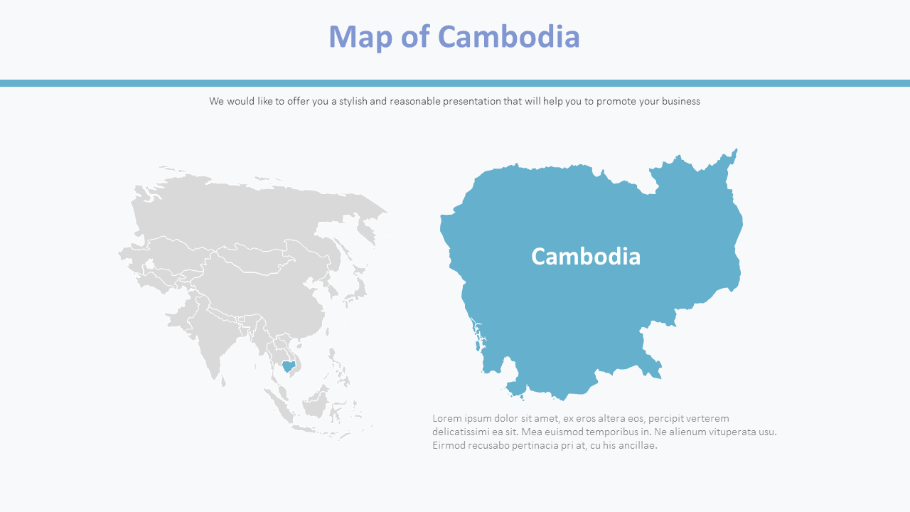 Map of Cambodia Diagram
