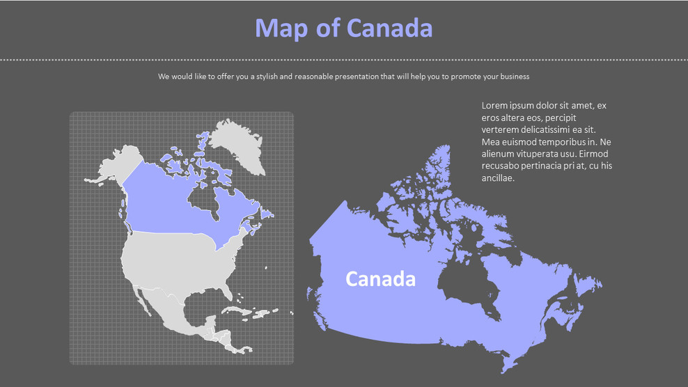 Carte du Canada Diagramme