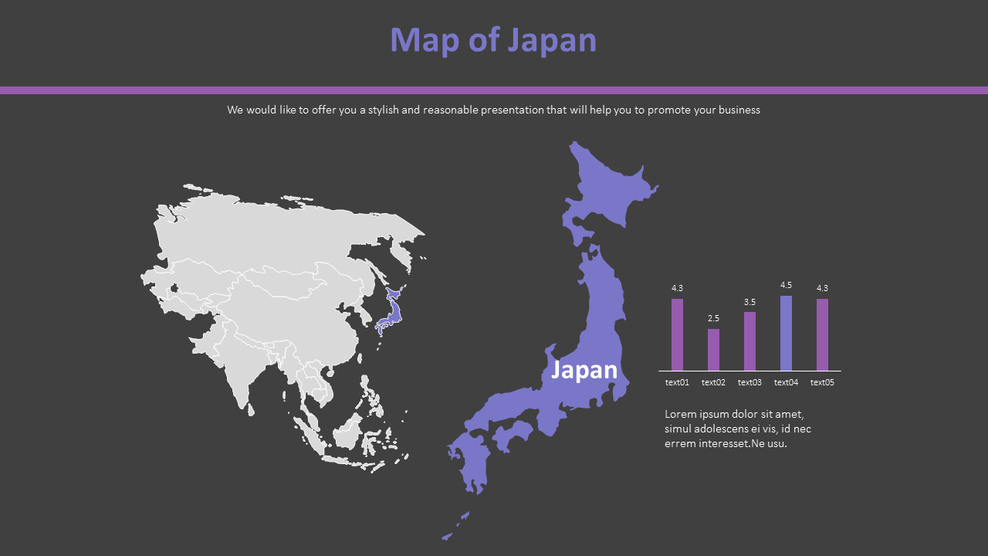 Mappa del Giappone diagramma