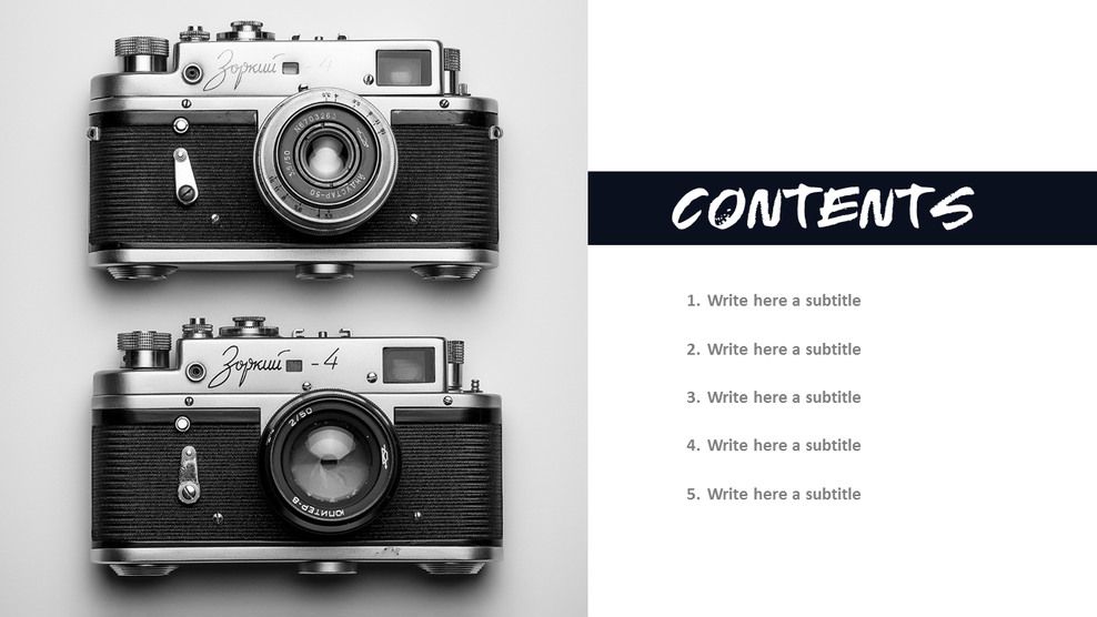 Camera Simple Templates Design
