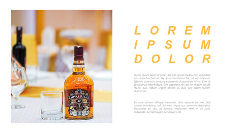 liquor store Simple PowerPoint Template Design