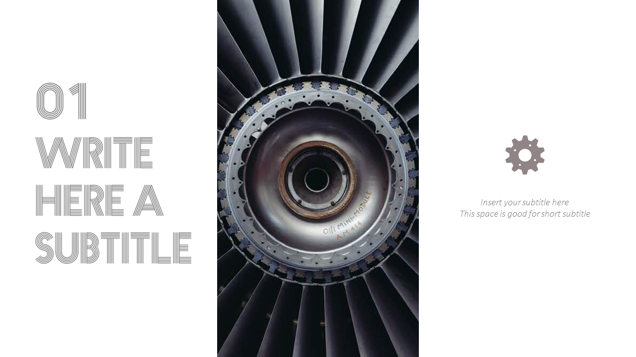 Metallic object Simple PowerPoint Templates