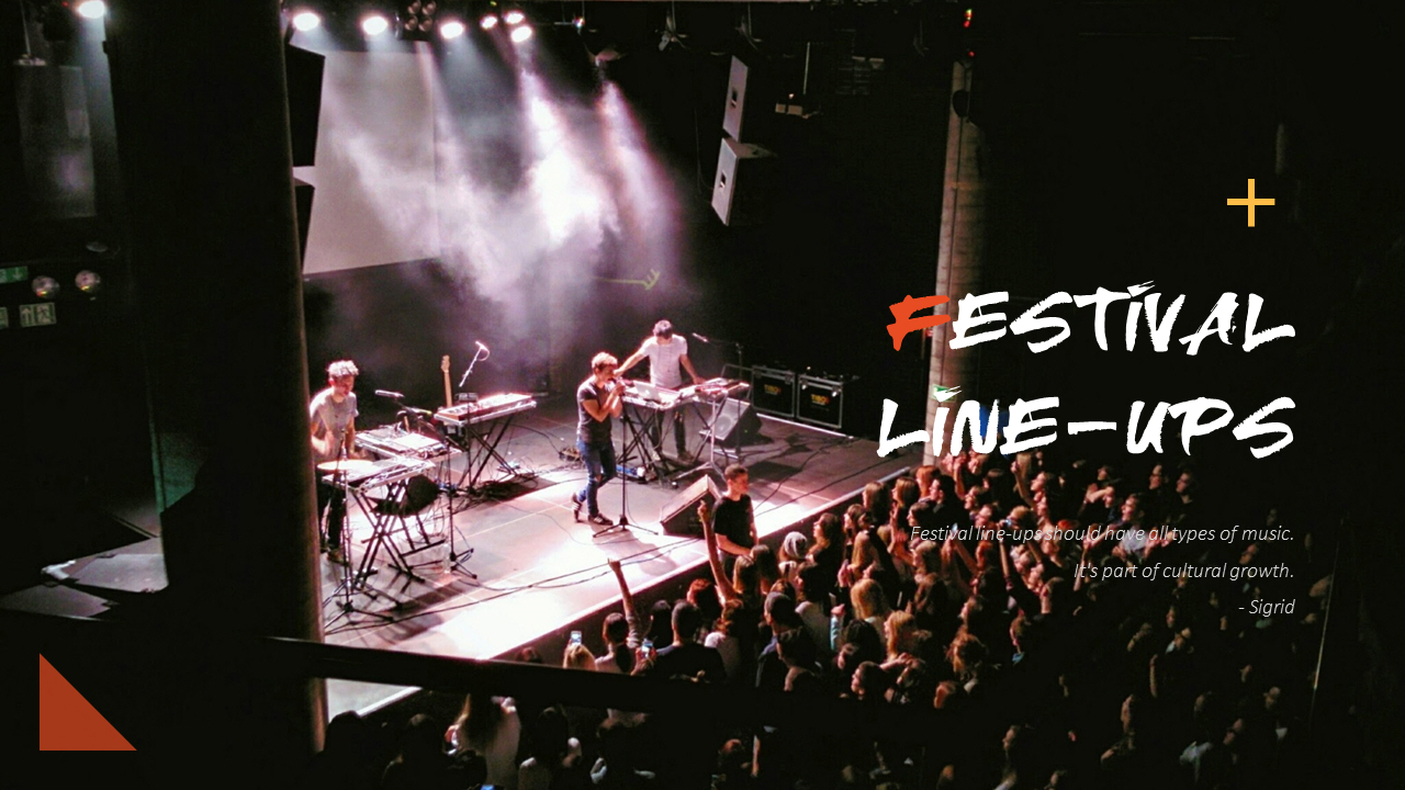 Music festival Easy Presentation Template