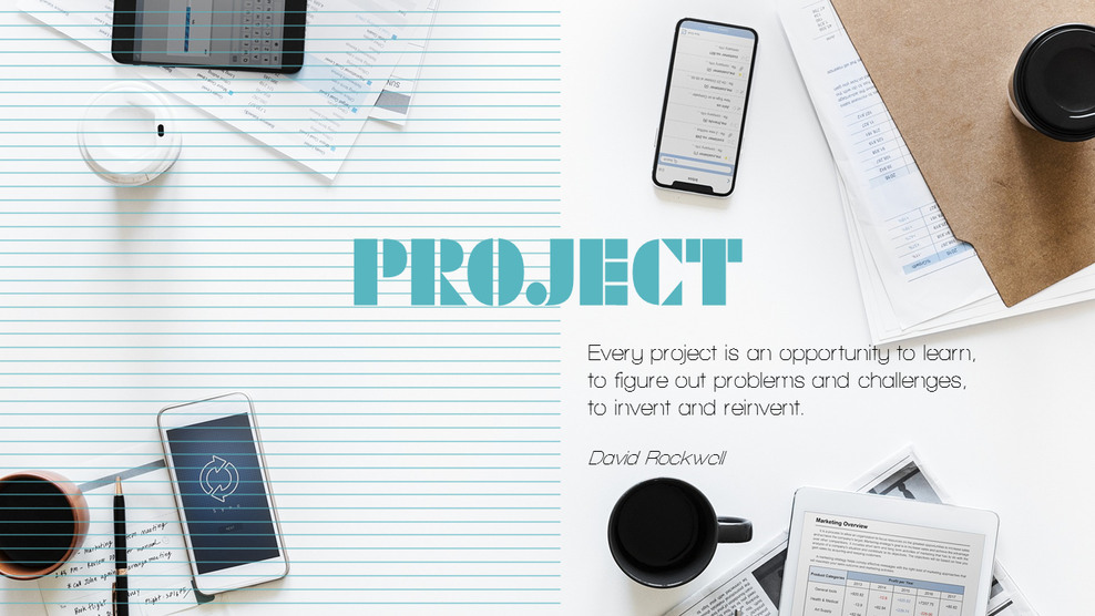 Project Report Simple PowerPoint Templates