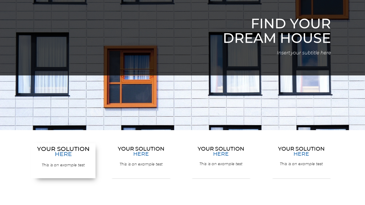 Real Estate (Housing & Propertie) - Easy Presentation Template