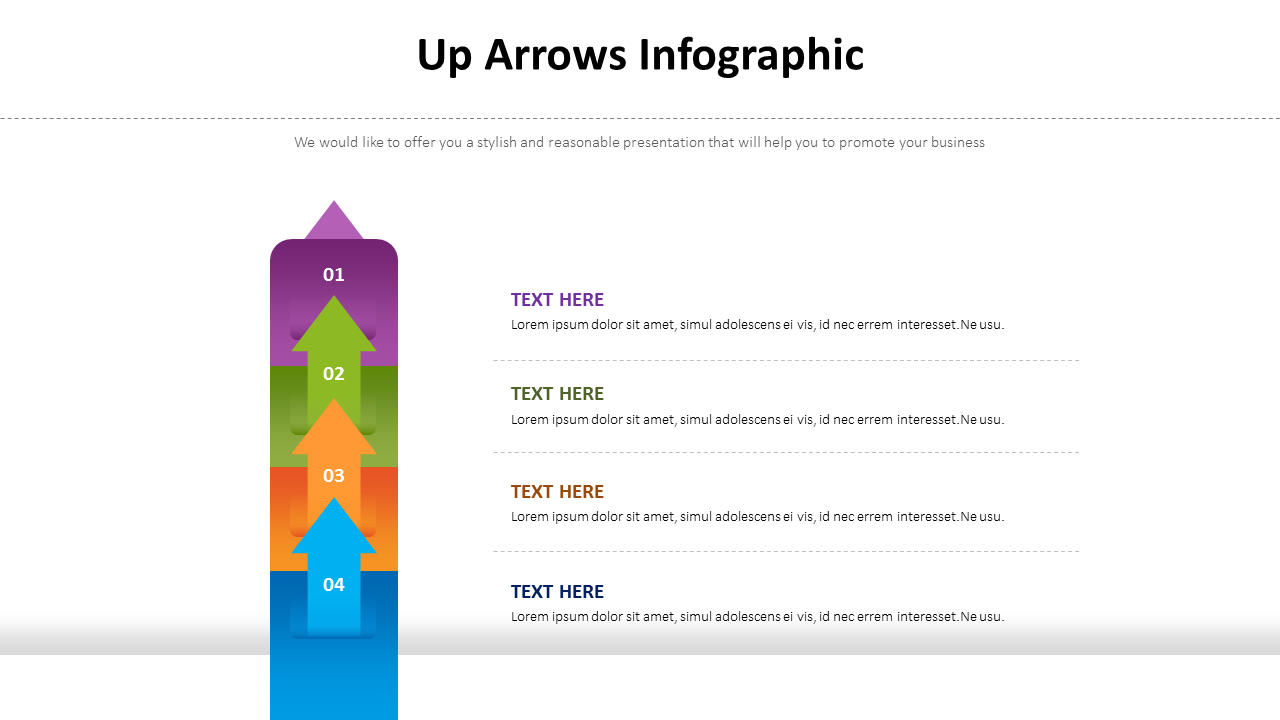 Up Arrows Infographic Diagram|Process
