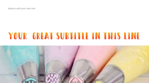 Cake Making Simple PowerPoint Design