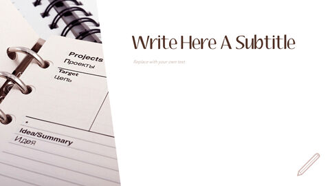 Diary Simple PowerPoint Templates