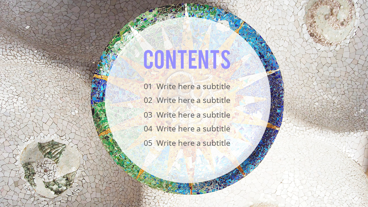 Gaudi Architecture Easy PPT Template