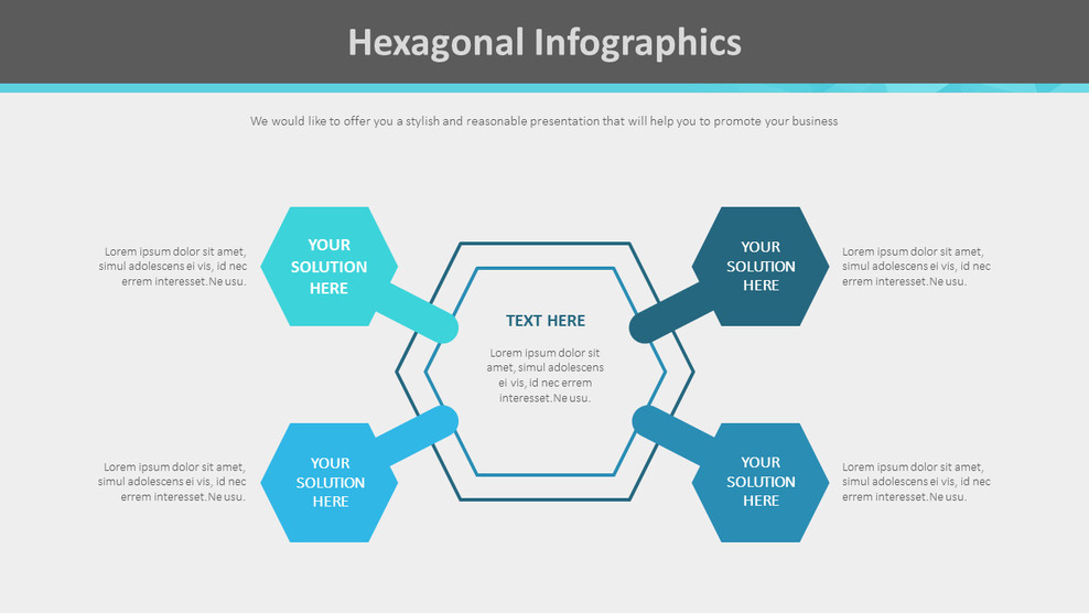 Hexagonal Infographics Diagram