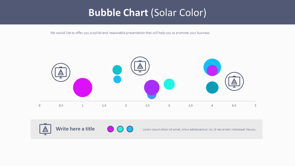 Bubble Chart (Solar Color)
