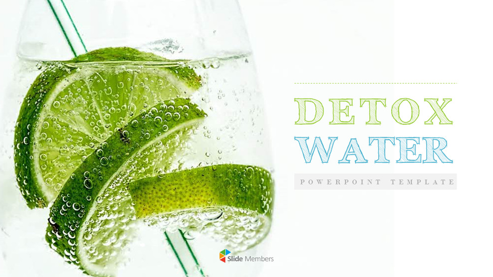 Detox Water PowerPoint Templates Design