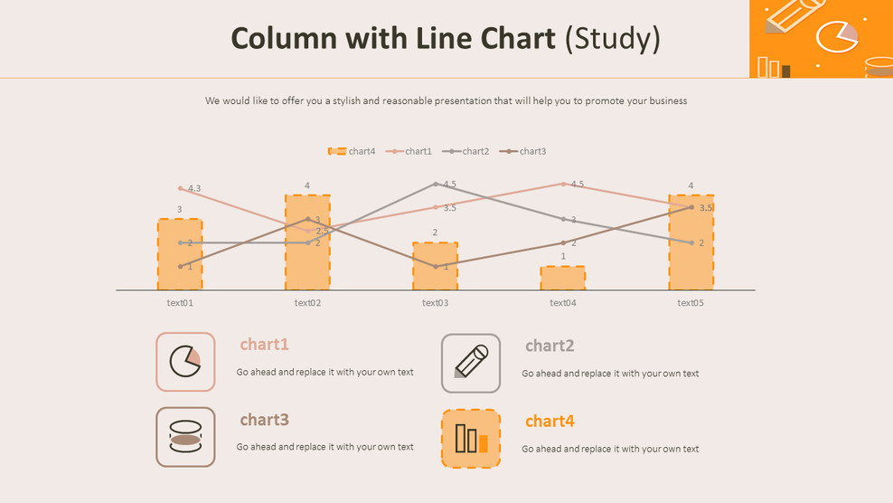 Column with Line Chart (Study)