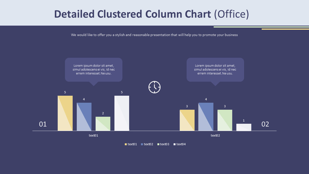 Detailed Clustered Column Chart (Office)