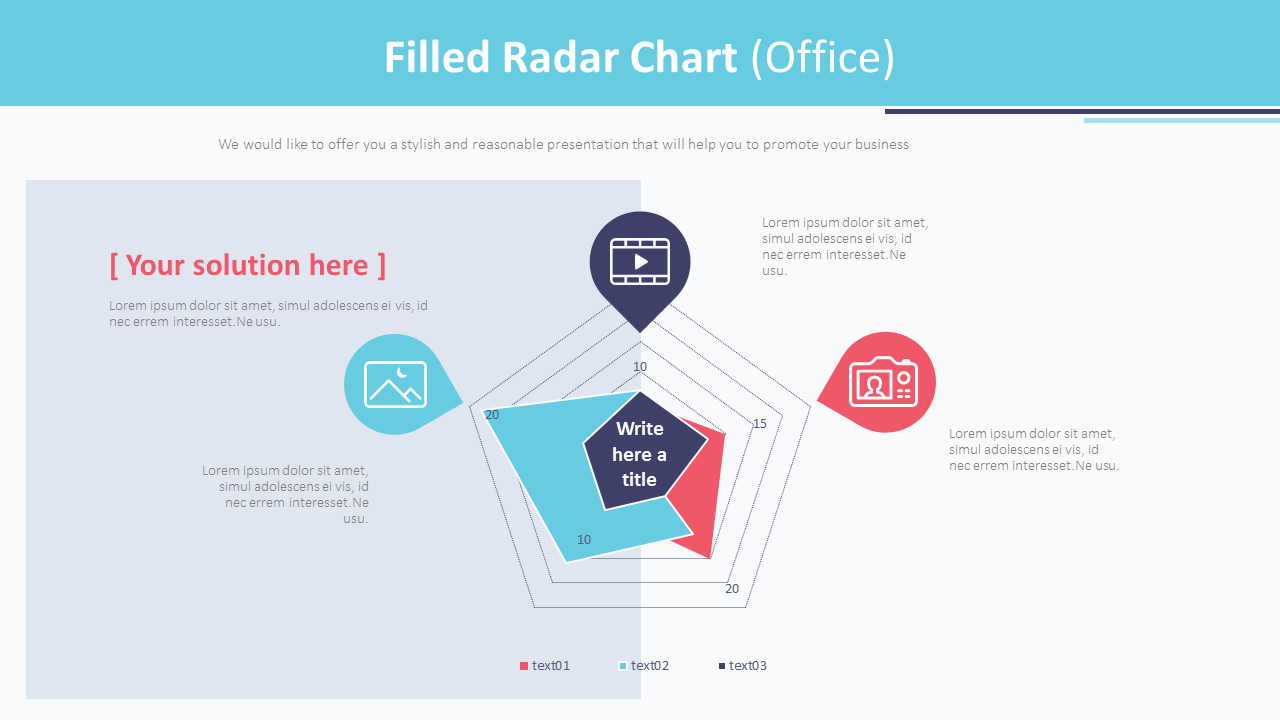 Filled Radar Chart (Office)