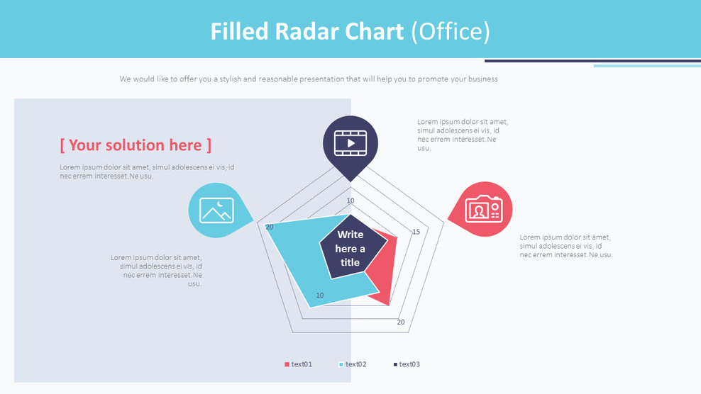 Filled Radar Chart (Office)